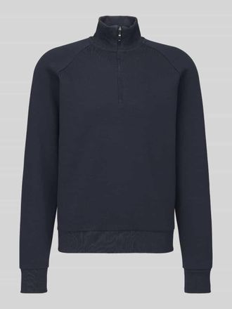 HUGO BOSS Sweatshirt mit Troyerkragen