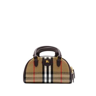 Burberry Highlands Checked Tote Bag