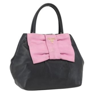 Prada Pre-owned Vintage Lederhandtasche - - Pre-owned - Damen - Schwarzk - ONE SIZE