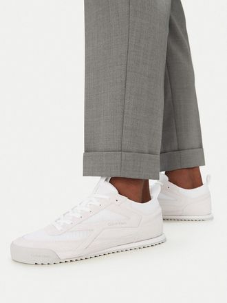 Calvin Klein Sneakers Calvin Klein Low Pro Runner Mix Mat HM0HM02208 Wei&szlig;