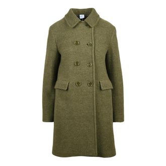 Aspesi Cappotto doppiopetto - - Coats - Damen - Gr&uuml;n - L