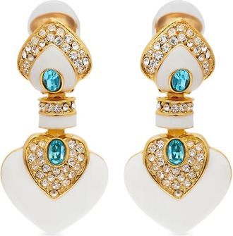 Kenneth Jay Lane boucles doreilles Heart