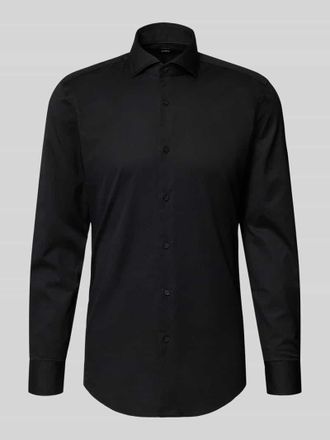 HUGO BOSS Slim Fit Businesshemd aus reiner Baumwolle Modell H-HANK-SP