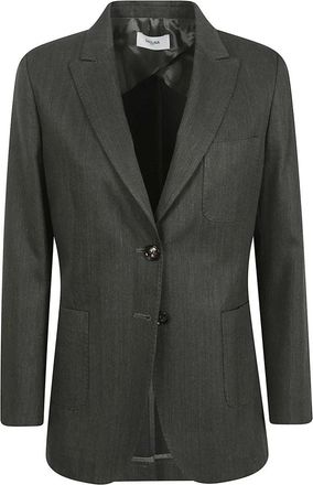 Saulina Milano Saulina, Femme, Vestes, Vert, Taille: 40 FR Blazer en m&eacute;lange de lin