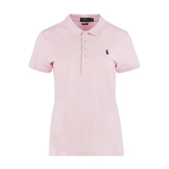 Polo Ralph Lauren Femme, Tops, Rose, Taille: 42 FR Polo Classique &agrave; Manches Courtes en Piqu&eacute;