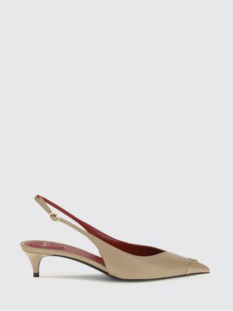 Valentino Garavani Escarpins slingback VLogo Signature en cuir de veau &agrave; talon bas