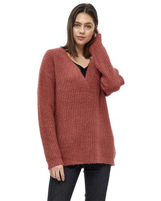 Desires Damen Jeddy Pullover Braun Xs