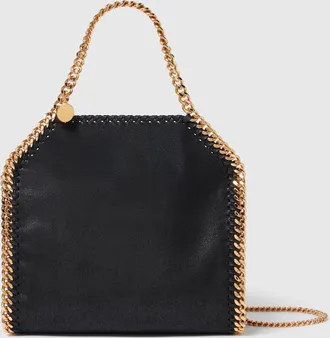 Stella McCartney Falabella Mini Tote Bag, Woman, Black