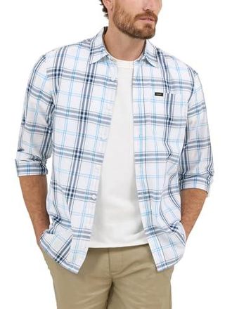 Lee Chemise &agrave; Manches Longues pour Homme, Coupe Classique, Motif &eacute;cossais Orion, 38/40, Plaid Orion, M