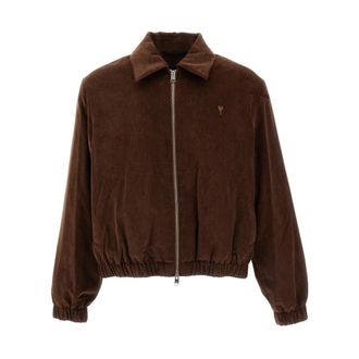 Ami Ami de Coeur Wattierte Jacke - - Jackets - Herren - Braun - M
