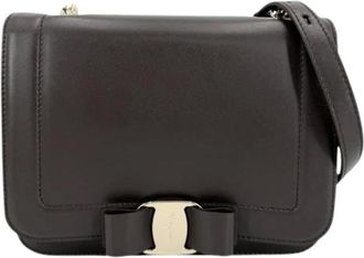 Ferragamo Sac port&eacute; &eacute;paule Pre-owned - Femme - Pre-owned - Brun - Taille: ONE Size