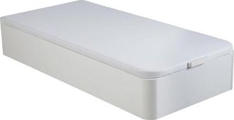 Vente-Unique Vente-unique - Sommier coffre 90 x 190 cm - Blanc mat - hestia de ysmée