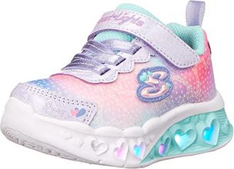 Skechers Garçon Fille Flutter Heart Lights Simply Love Basket, Lavender Synthetic/Mesh, 21 EU