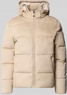Guess Regular Fit Steppjacke in Leder-Optik
