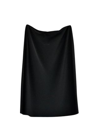 Alaia Black Panelled Slip Skirt Size M