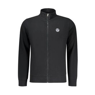 North Sails Baumwoll-Sweatshirt mit Rundhalsausschnitt und Rippb&uuml;ndchen - - Sweatshirts & Hoodies - Herren - Schwarzk - L