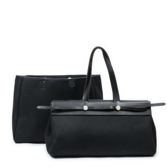 Herm&egrave;s Crossbody Bags - Herbag Cabas MM - Gr. unisize - in Schwarz - f&uuml;r Damen