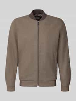 Roy Robson Regular Fit Bomberjacke aus elastischem Viskose-Mix