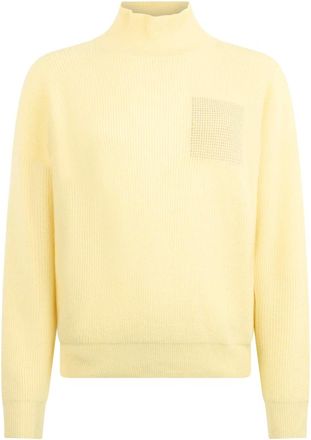 PESERICO Damen, Strickwaren, Gelb, MGr&ouml;&szlig;e