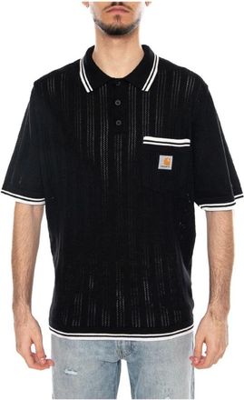 Carhartt Work in Progress Homme, Tops, Noir, Taille: XL S/S Ramsey Polo