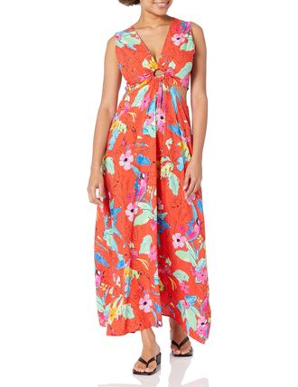 Desigual Damen Vest_praga 3090 Dress, Rot, S EU