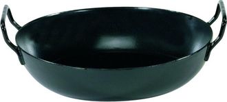 Krüger Karl Krüger Schlemmerpfanne, Emaille, 24 cm, Schwarz