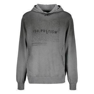 ISO.POETISM Cotton Hoodie - - Sweatshirts & Hoodies - Herren - Grau - M