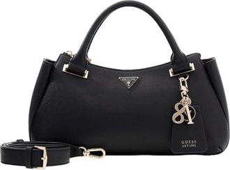 Guess sac &agrave; main sac &agrave; &eacute;paule bandouli&egrave;re Evie Triple Compartment Satchel Bag Black noir