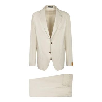 Tagliatore Homme, Costumes, Beige, Taille: XL Costume Blanc