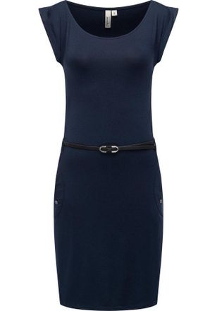 Ragwear Sommerkleid Tagg Damen Kurzarm-Kleid mit Tailleng&uuml;rtel und Taschen