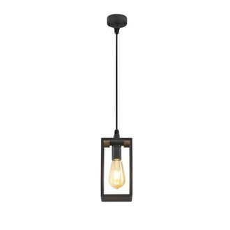 Lindby Luminaire ext&eacute;rieur Filimon &agrave; intensit&eacute; variable (Moderne) en Noir Aluminium (1 lampe,&agrave; E27), Suspension