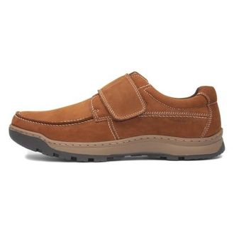 Hush Puppies Casper Chaussures Classiques &agrave; Fermeture Tactile pour Homme, Peau, 44 EU