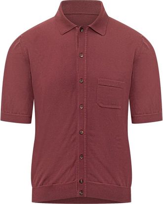 Rakk&igrave; Homme, Tops, Rouge, Taille: XL Polo Camicia Taschino