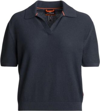 Parajumpers Femme, Tops, Bleu, Taille: 46 FR Shan Short-Sleeve Polo