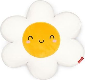 Legami Legami - Kissen Super Soft! Daisy Thema, superweich, Geschenkidee, 33x35 cm, Weiß