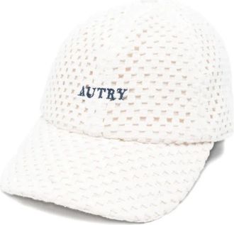 Autry Homme, Accessoires, Beige, Taille: ONE Size Casquette de baseball avec logo ton sur ton