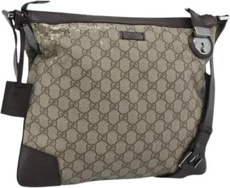 Gucci Sac bandouli&egrave;re vintage GG Pre-owned - Femme - Pre-owned - Brun - Taille: ONE Size