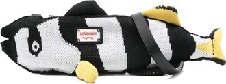 Charles Jeffrey Loverboy sac à main à design de poisson - Blanc