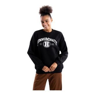 Hinnominate Crewneck Sweatshirt - - Sweatshirts & Hoodies - Damen - Schwarzk - XS