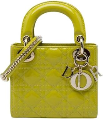 Dior Pre-owned Lady Mini Bag - - Pre-owned - Damen - Gelb - ONE SIZE