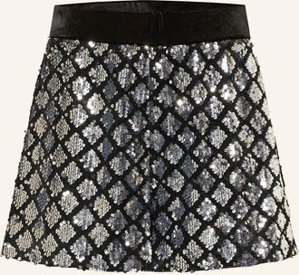 Riani Riani Nickishorts Mit Pailletten schwarz