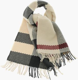 Burberry Two-Tone Wool Maxi Scarf Gr&ouml;&szlig;e Unica