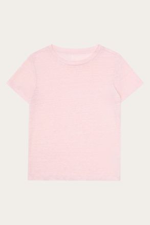 Knowledge Cotton Apparel Damen vegan T-Shirt Reg Leinen Blasslila