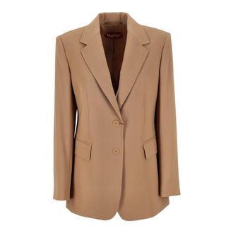 Max Mara Rote Jacke Magma Stil 023 - - Jackets - Damen - Braun - S