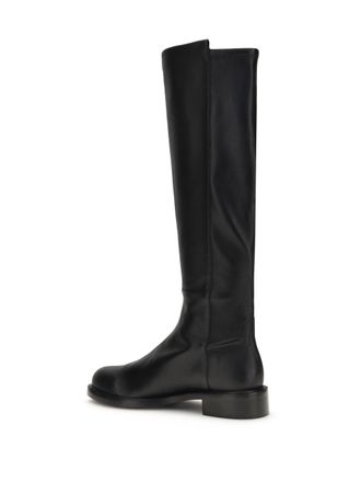 Stuart Weitzman Womens High Boots Gisele Black Calf Leather