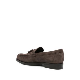Tod's Suede Tassel Loafer - Brown