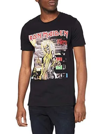 Iron Maiden Collectors Mine Iron Maiden-Killers Cover - T-shirt - Homme, Noir (Black), X-Large (Taille fabricant: XL)