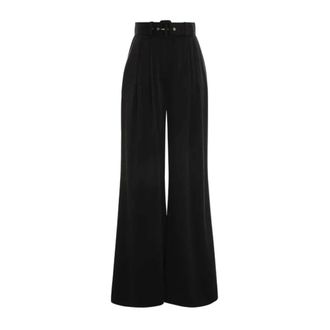 Zimmermann Seidenhose mit weitem Bein - - Trousers - Damen - Schwarzk - M