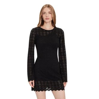 Guess Femme, Robes, Noir, Taille: 40 FR Robes Courtes