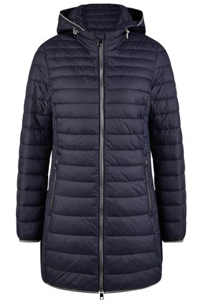 Barbara Lebek Jacke Stepp mit Kapuze (DE/NL/SE/PL, Numerisch, 46, Regular, Regular, Navy)